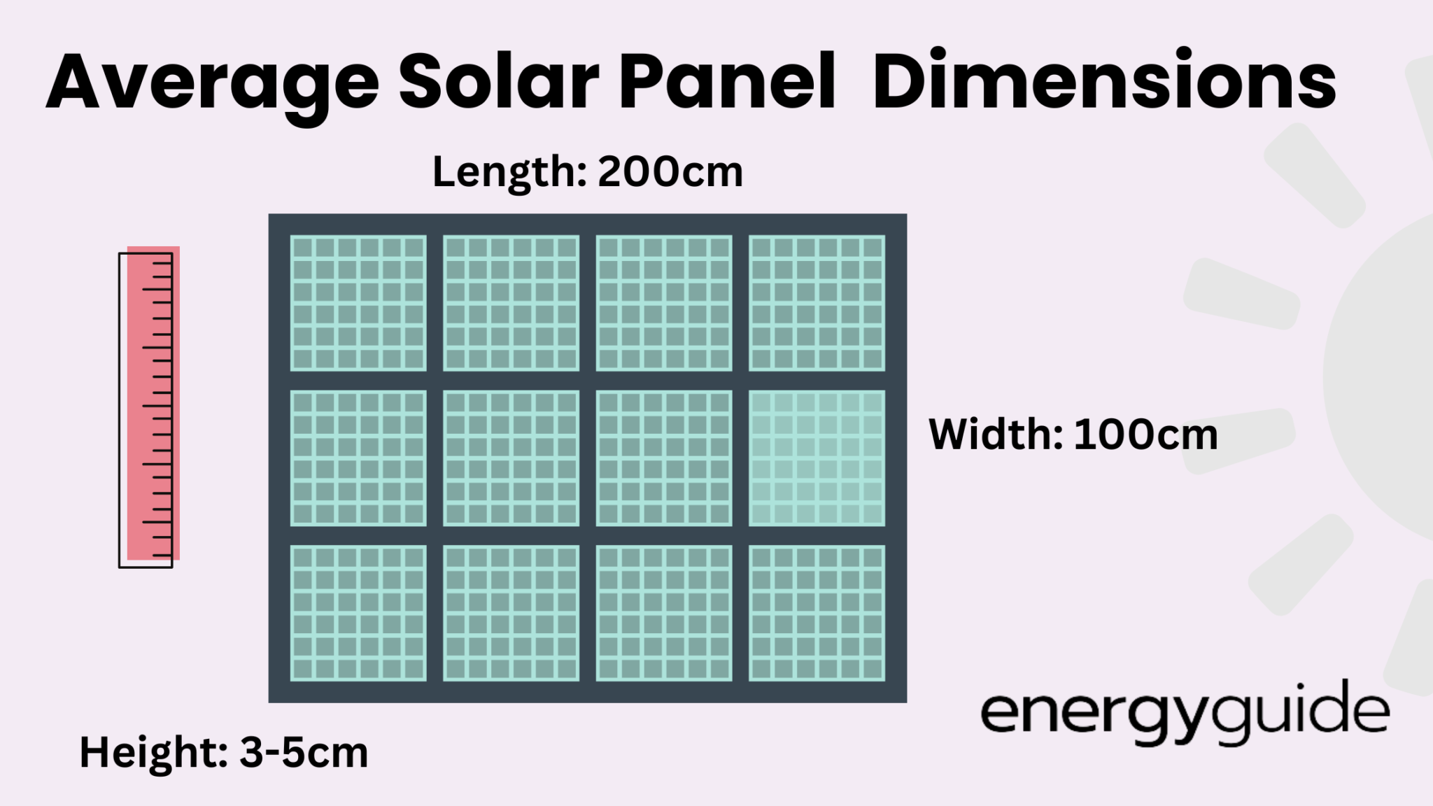 Solar Panel Sizes & Dimensions UK (2025)